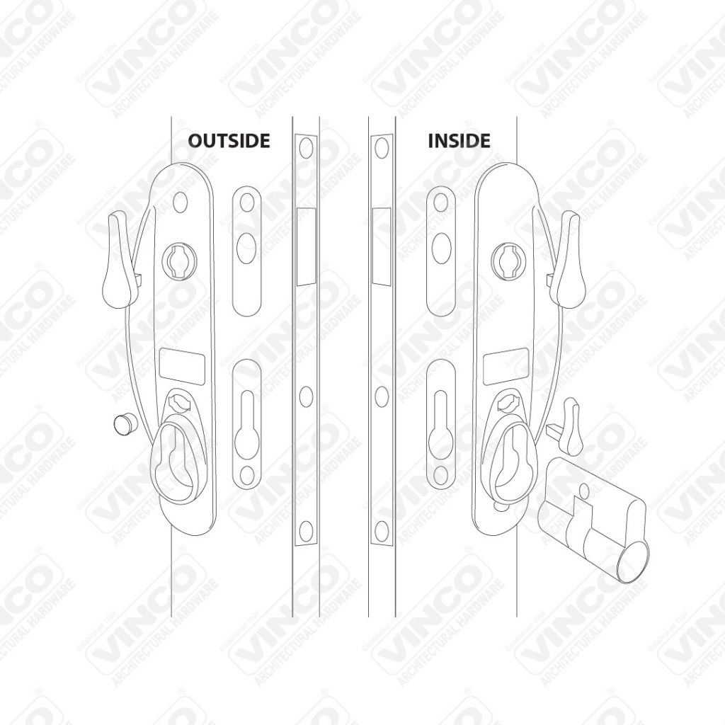 Vinco – Sliding Screen Door Lock